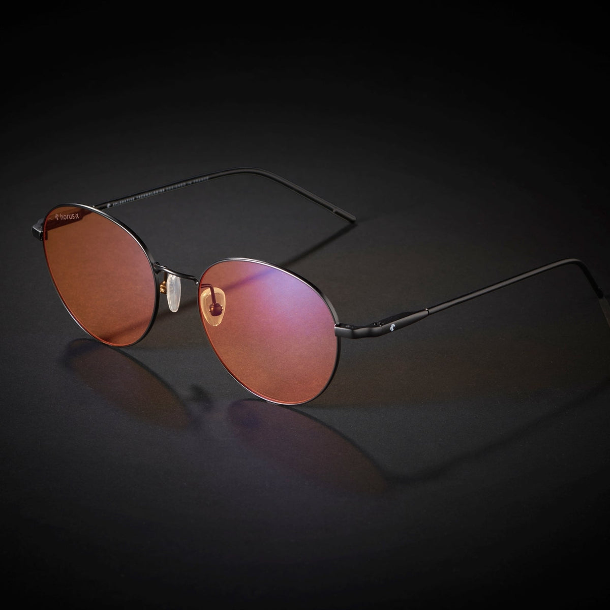 Obsidian │ Gaming Glasses │Amber & Clear Lenses│Horus X